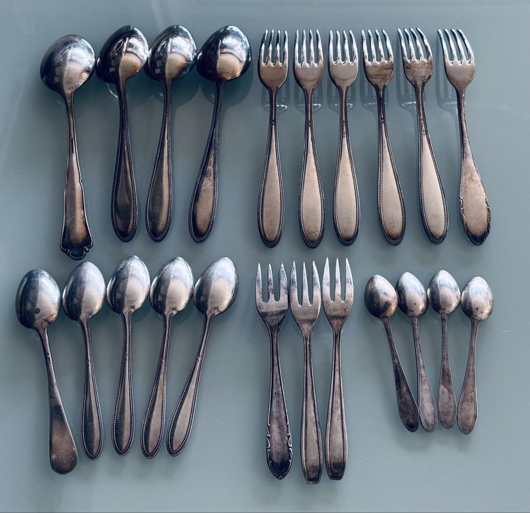 Besteck-Set, Vintage Silberbesteck, Gabeln, Löffel, Top Zust | Kaufen auf Ricardo