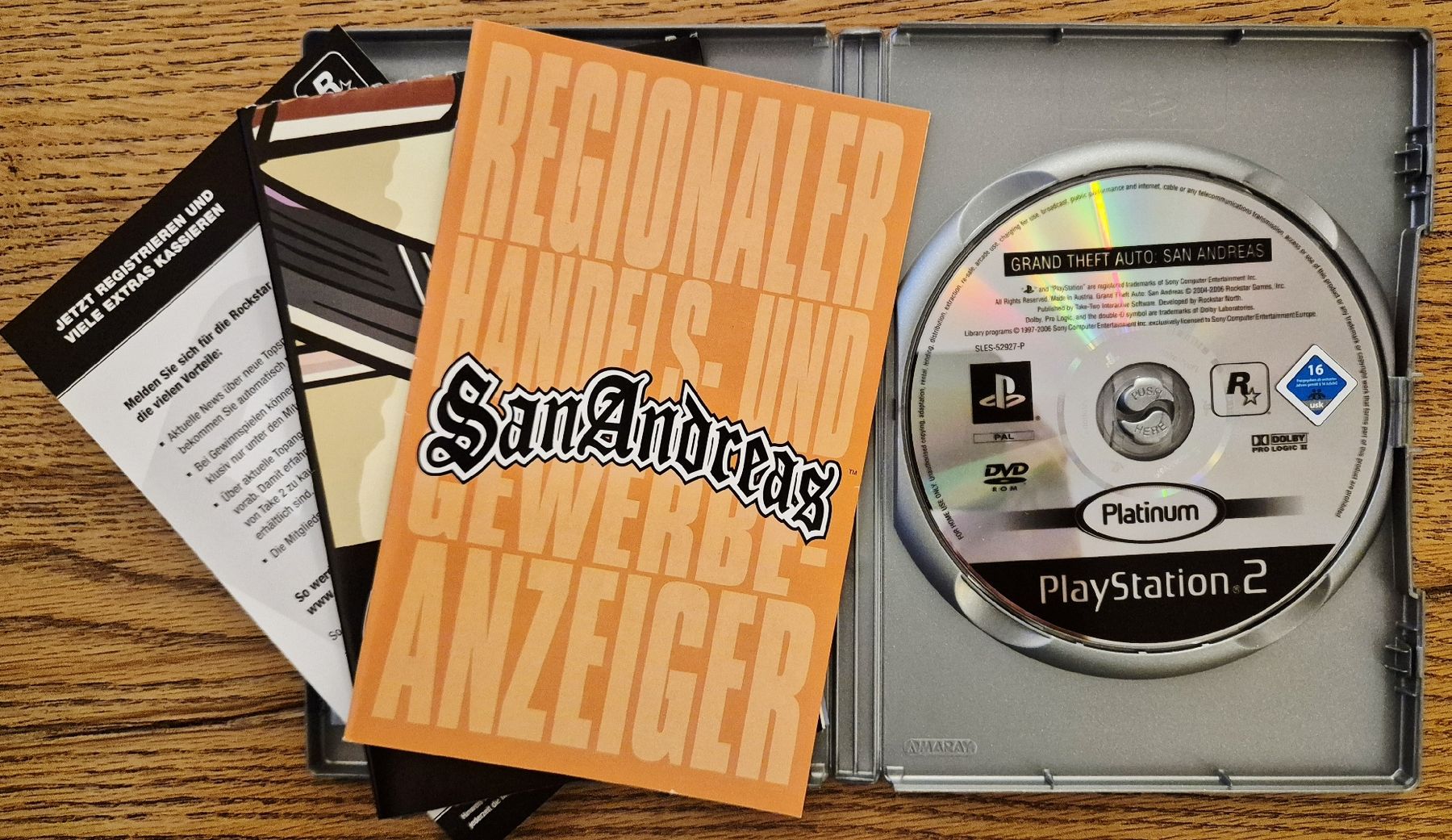 GTA San Andreas Platinum PS2 (Top Zustand) (Neu (gemäss Beschreibung ...