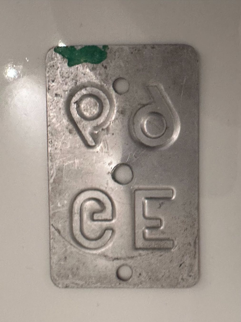 Plaque vélo GE69 - Velonummer GE 69 (Gebraucht) in Genève für CHF 29 ...