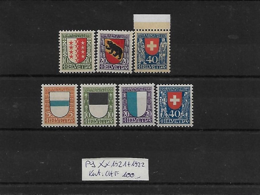 PJ ** 1921+1922 Kat: CHF 100.- | Kaufen auf Ricardo