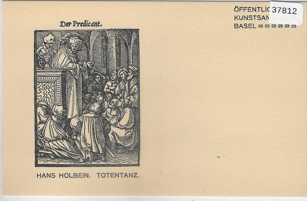 Basel - Hans Holbein - Totentanz - Der Predicant (Gebraucht) in ...