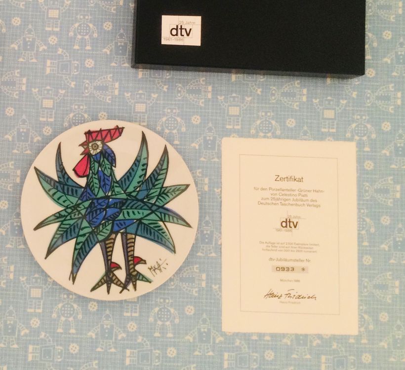 Wandteller Celestino Piatti Jubiläum Porzellan (Neu und originalverpackt) in Zürich für CHF 21 ...