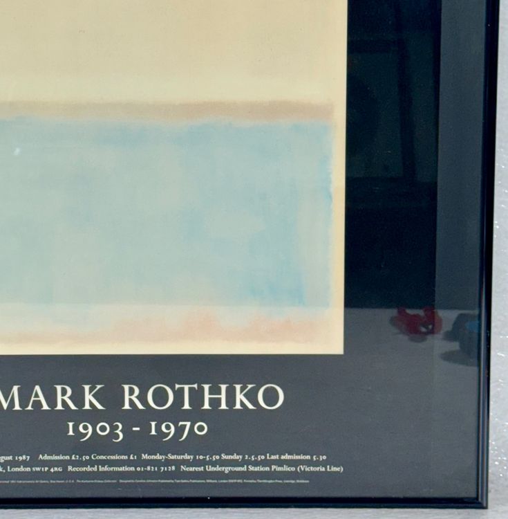 MARK ROTHKO (1903 - 1970) Grosse The Tate Gallery Plakat | Kaufen auf ...