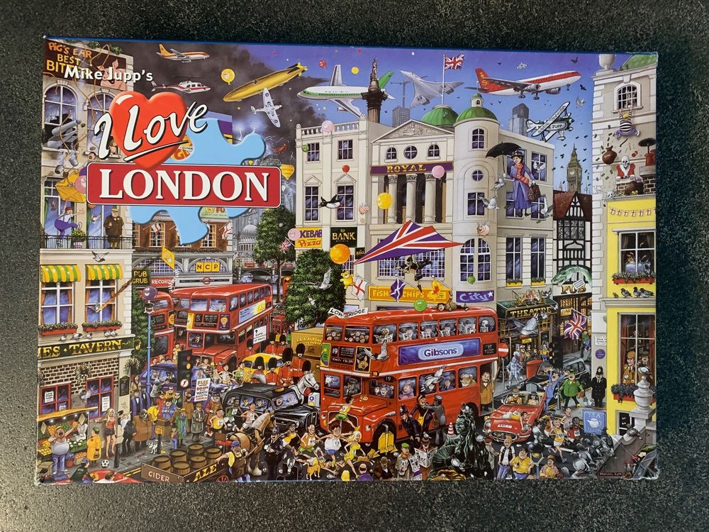 Puzzle „ I love LONDON „ 1000 Teile | Kaufen auf Ricardo