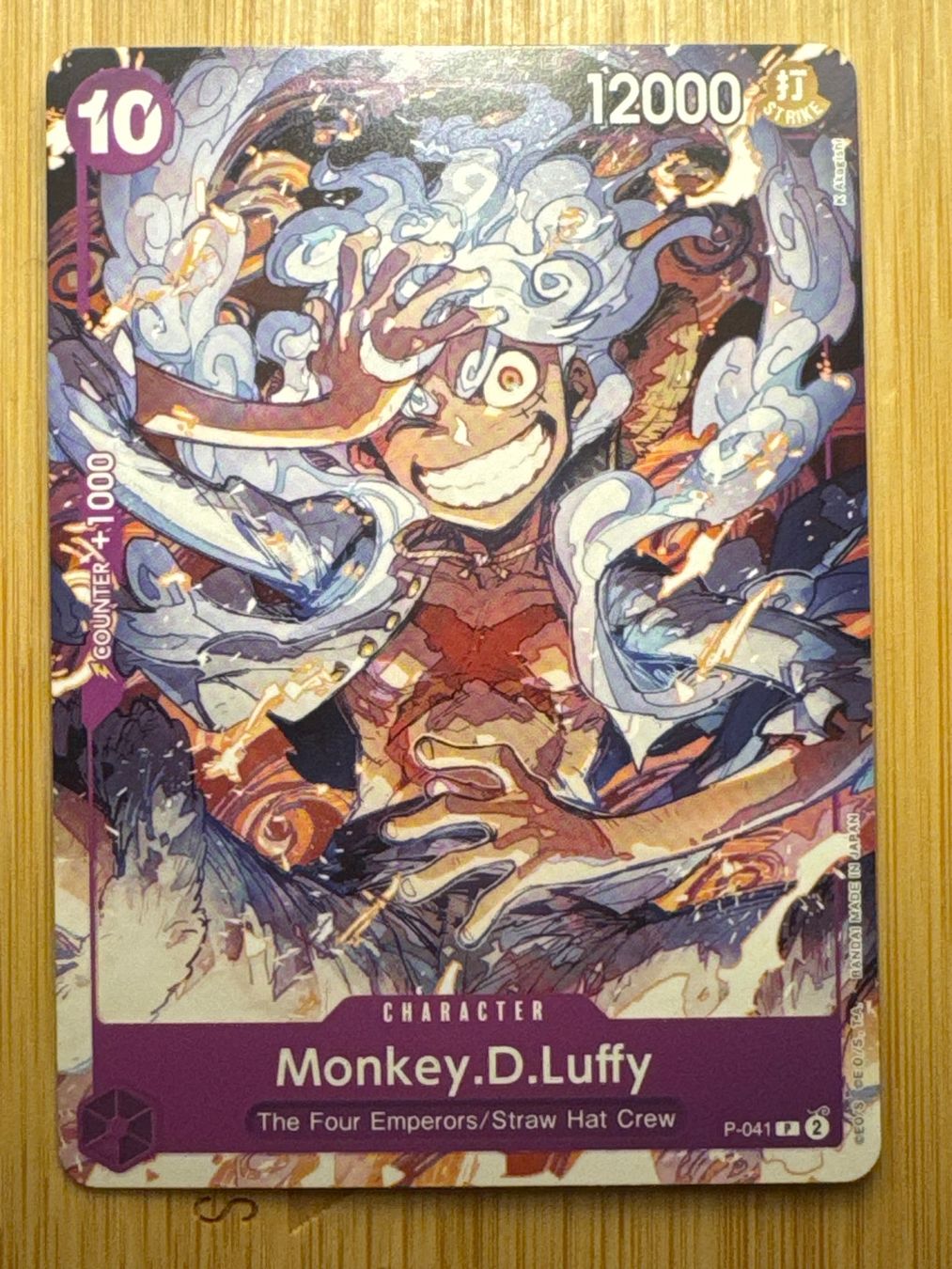 One Piece Card Game Monkey D. Luffy P-041 (Neu (gemäss Beschreibung ...