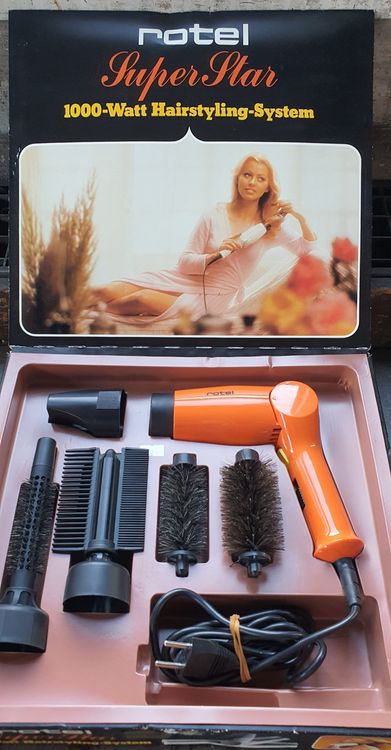 Rotel Super Star Fön Haarstyling System 70er Jahre (Gebraucht) in ...