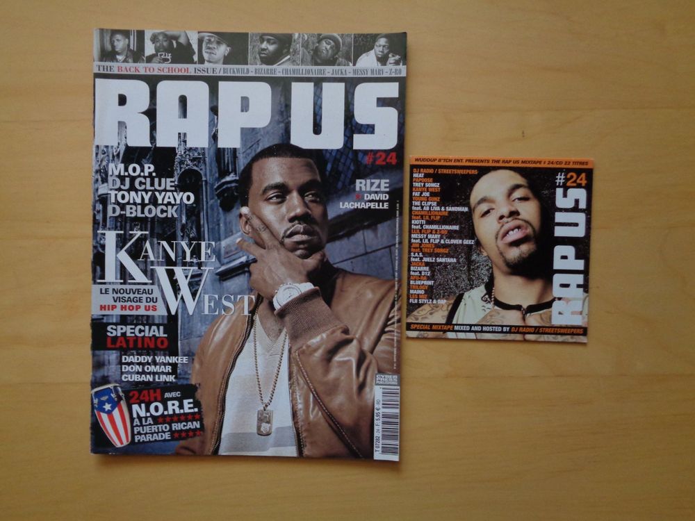 Rap US Magazine 2005 Kanye West MOP DJ Clue Z-Ro Latino + CD (D ...