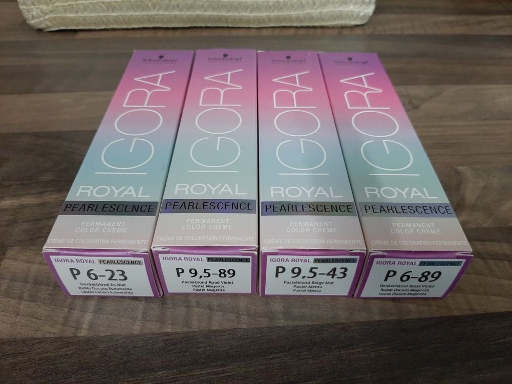 Schwarzkopf Igora Royal Pearlescence Haarfarbe 4 Stück | Kaufen auf Ricardo