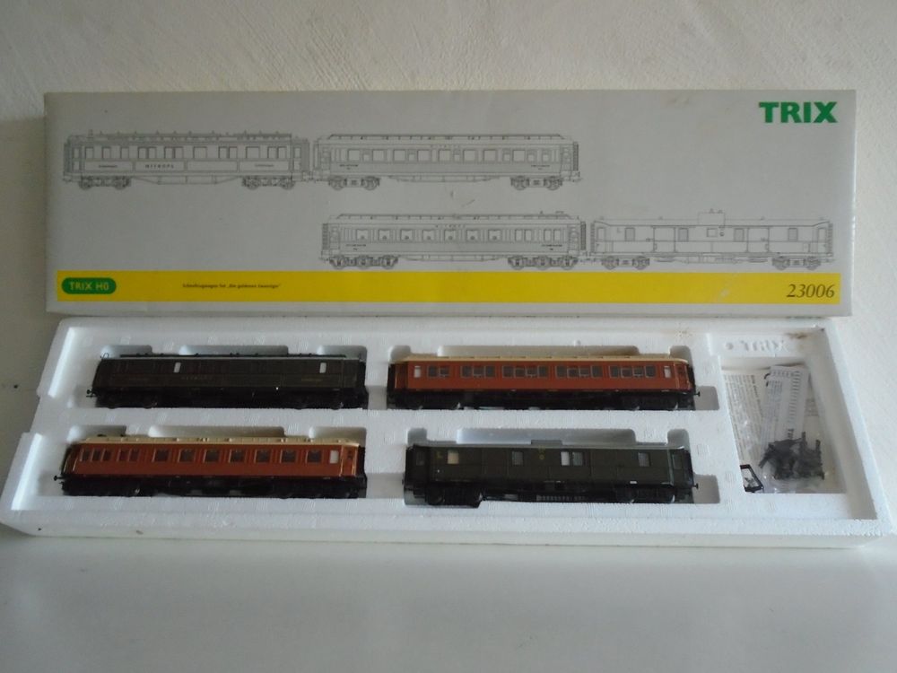 Trix H0: Schnellzugwagen-Set "Die goldenen Zwanziger", 23006 (Gebraucht) in St.Gallen für CHF 83 ...