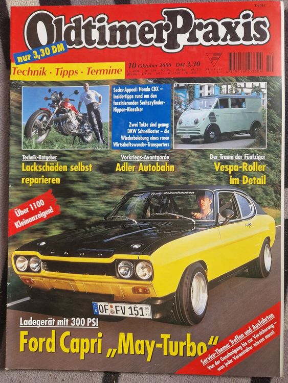 Ford Capri Turbo DKW Transporter Honda CBX Vespa-Roller (Gebraucht) in ...