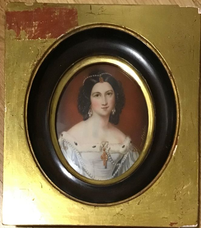 Antike Miniature Gemälde Unleserlich Signiert | Kaufen auf Ricardo