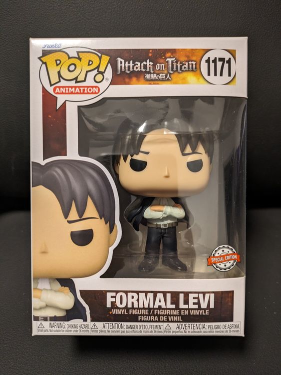 Funko Pop! Anime - Attack on Titan - Formal Levi #1171 (Neu und ...