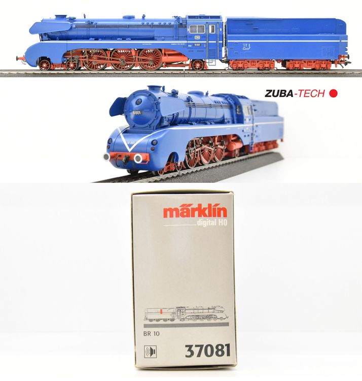 Märklin 37081 Dampflok BR 10 DB H0 WS Digital mit OVP (Gebraucht) in St ...