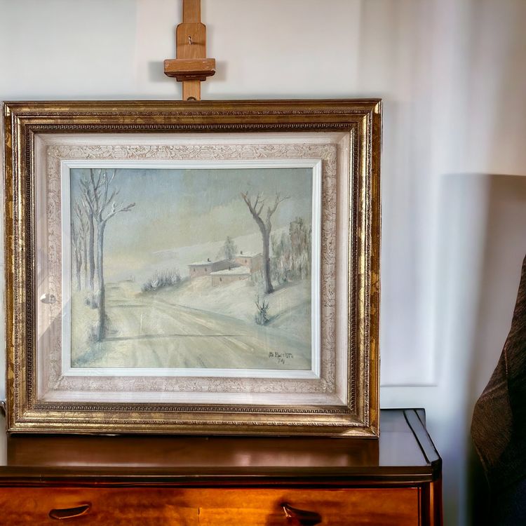 Oelbild Winter Signiert/Bilderrahmen (Gebraucht) in Mettmenstetten für CHF 280 – nur Abholung ...