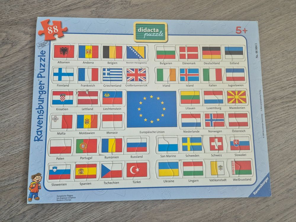 Flaggen Puzzle 88 Teile 5+ | Kaufen auf Ricardo
