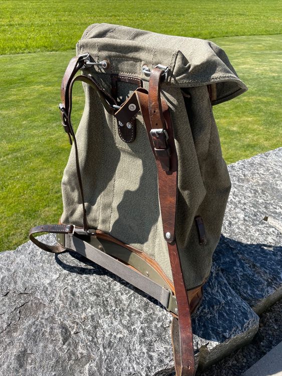 Alter Militärrucksack, alter Schweizer Armeerucksack 1966 (Gebraucht ...