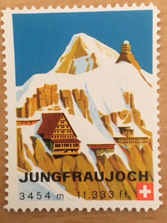 Vignette Jungfraujoch 3454 m 11.333 ft. (Gebraucht) in Hunzenschwil für CHF 5 – mit Lieferung ...