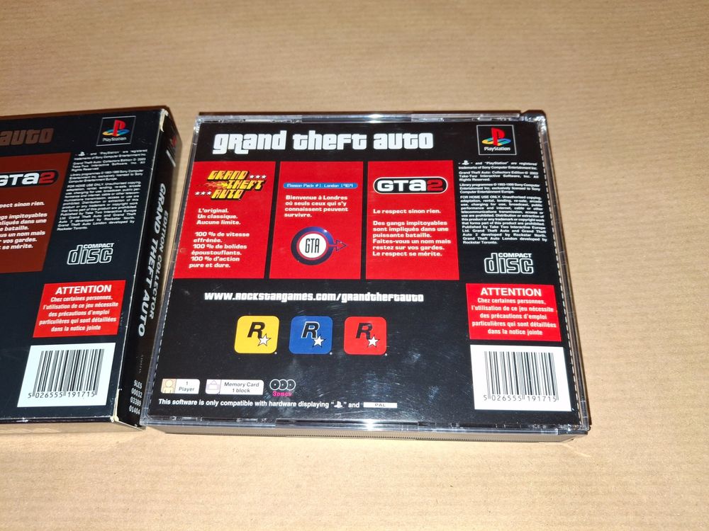 GTA Grand Theft Auto Edition Collector français complet PS1 (Gebraucht ...