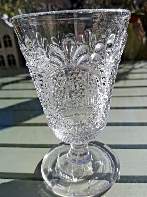 Antikes Glas " Zum Andenken" | Acheter sur Ricardo