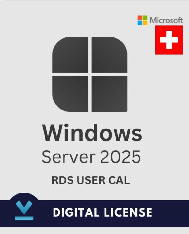 Microsoft Windows Server 2025 Lizenz für RDS 10 User (Neu und ...