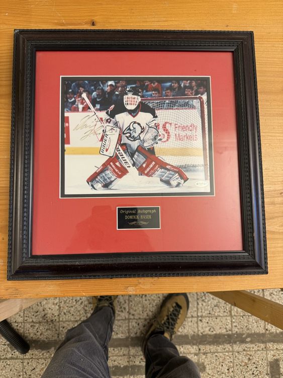 Dominik Hasek signiertes Foto + Echtheitszertifikat (Gebraucht) in ...