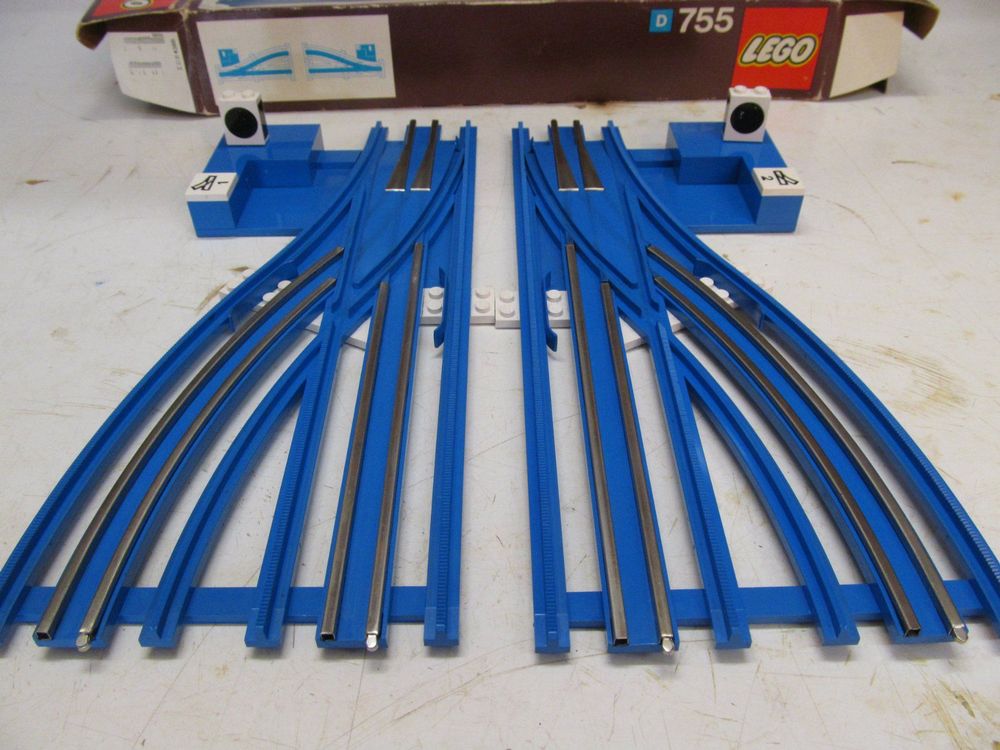LEGO 755 WEICHE 12 VOLT MANUEL IN BLAU (Gebraucht) in Grueningen für ...