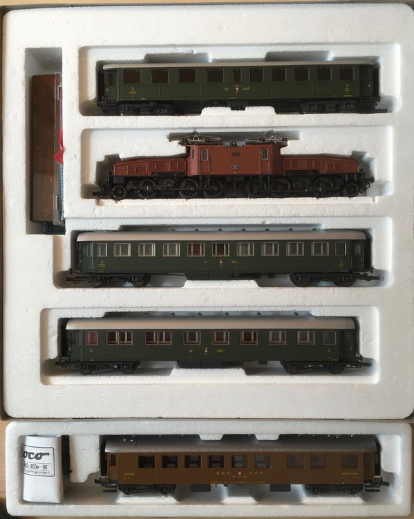 Roco SBB Krokodil-Zugset 43982 + Speisewagen 44879 | Kaufen auf Ricardo