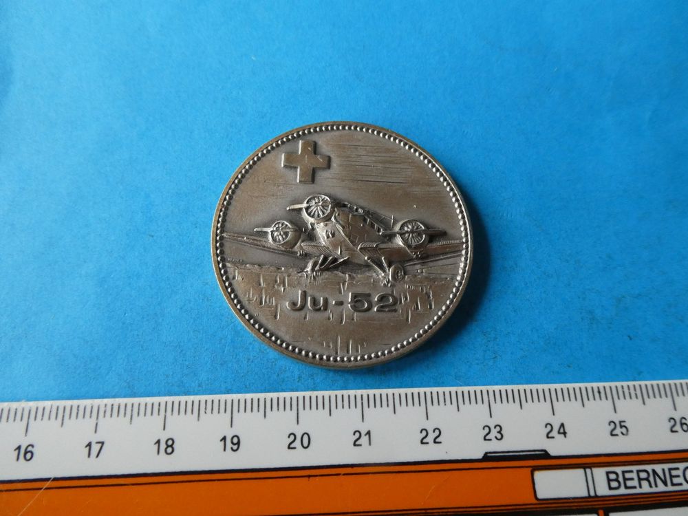 Medaille 45 mm, Ju-52 / Fliegermuseum Dübendorf (Gebraucht) in Hinterforst für CHF 1 – mit ...