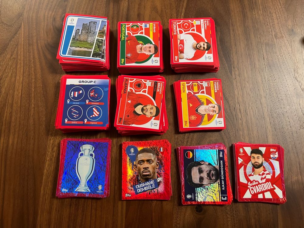 Topps Euro 2024 673/686 Sticker fast komplett ohne SP | Kaufen auf Ricardo