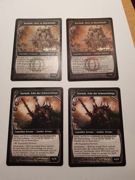 4x Korlash heir to blackblade Mtg Future (Neu (gemäss Beschreibung)) in ...