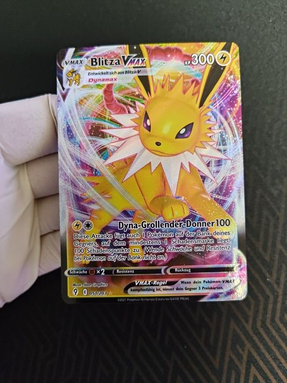 Blitza Vmax Pokemon Karte (Gebraucht) in Killwangen für CHF 2 – mit Lieferung auf Ricardo kaufen