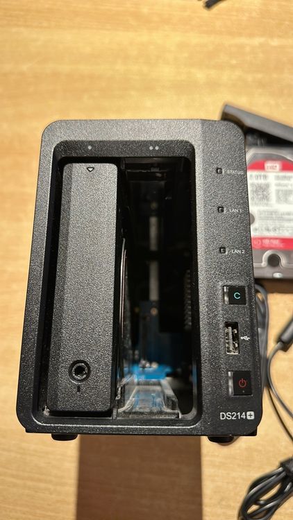 NAS Synology DS214+ avec 2x 2Tb WD Red (Gebraucht) in Bure für CHF 100 ...