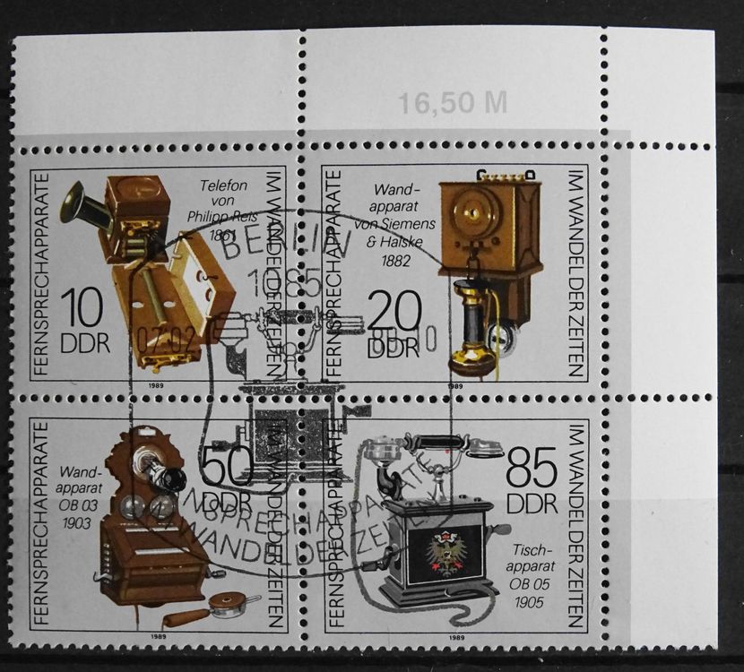 DDR 1989, 4er Block °gestempelt | Kaufen auf Ricardo