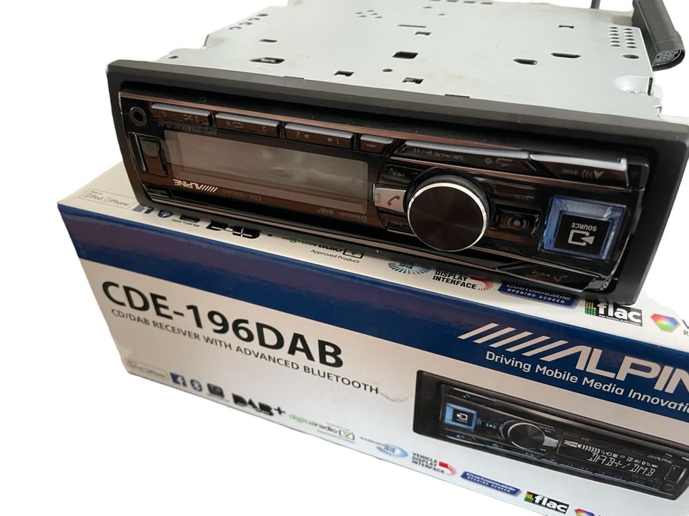 Alpine CDE-196DAB Autoradio mit DAB+ Bluetooth (Gebraucht) in Zofingen ...