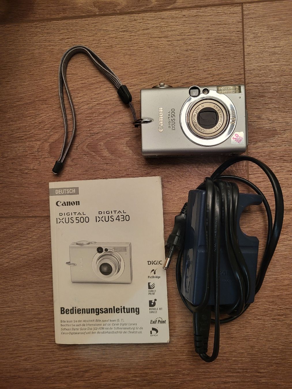 Canon Digital IXUS 500 - Kompaktkamera - Silber Top Zustand (Gebraucht ...