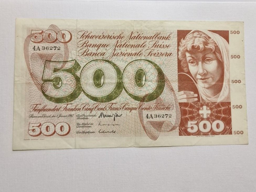 Schweiz 500 Franken 1967. | Kaufen auf Ricardo