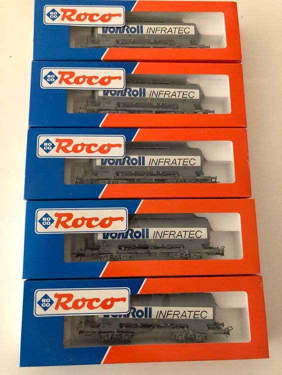 Roco 5er Set Von Roll Kesselwagen NEU (Neu und originalverpackt) in ...
