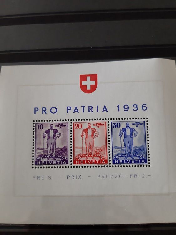 Pro Patria 1936 (Neu (gemäss Beschreibung)) in Buchrain für CHF 25 – mit Lieferung auf Ricardo ...