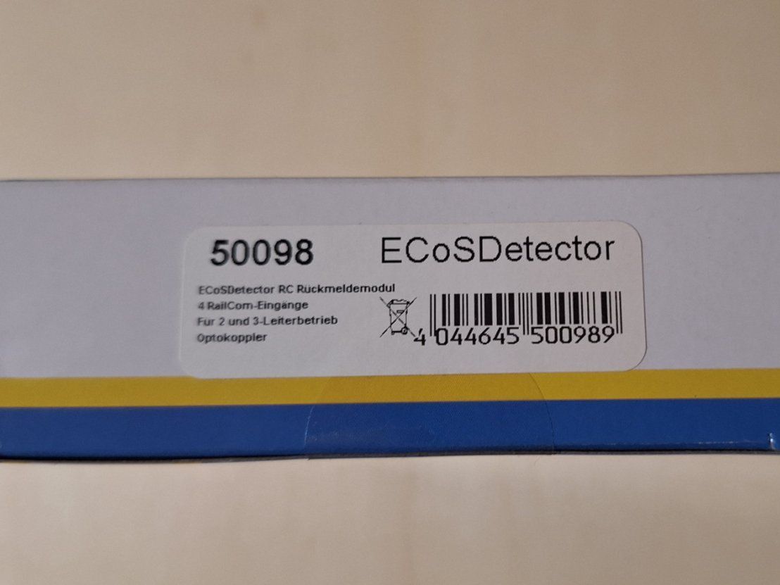 ESU 50098 - ECoSDetector RailCom Rückmelder; Fabrikneu AC/DC (Neu und ...