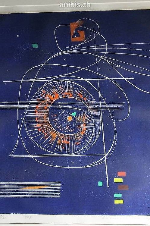 schöne orig. sign. Lithografie inkl. Rahmen (Gebraucht) in Zürich für ...