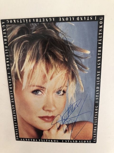 ABBA Agnetha Fältskog Solo Original Autogramm / ESC (Neu (gemäss Beschreibung)) in Wettingen für ...