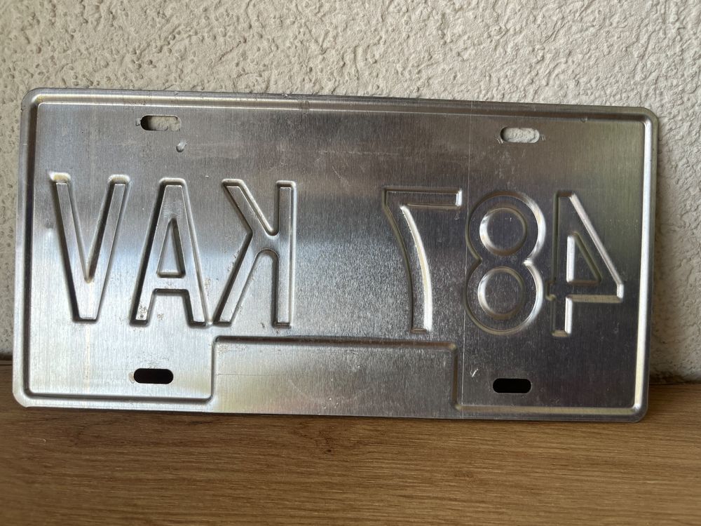 Fahrzeugschild / Kennzeichen / Autonummer BC 487-KAV (Neu (gemäss ...