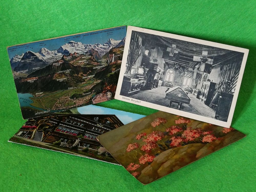9 Postkarten Schweiz und 12 Photos von Kandersteg | Kaufen auf Ricardo