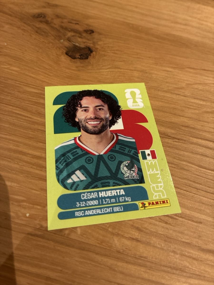 Panini FIFA Worldcup 2026 Sticker MEX20 Cesar Huerta MEX 20 (Neu ...
