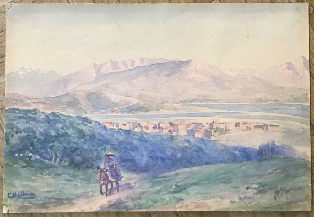 Antike Landschaft Aquarell Unleserlich Signiert (Gebraucht) in Root für CHF 5 – mit Lieferung ...