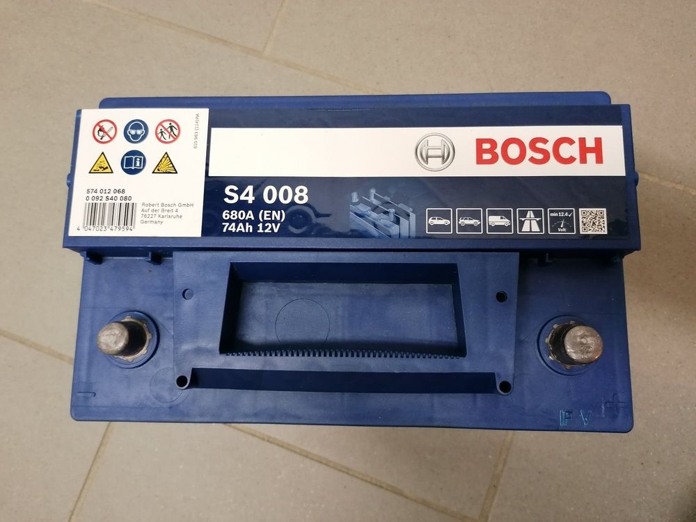 Autobatterie - Bosch 12V 74Ah 680A (Gebraucht) in Embrach für CHF 40 ...