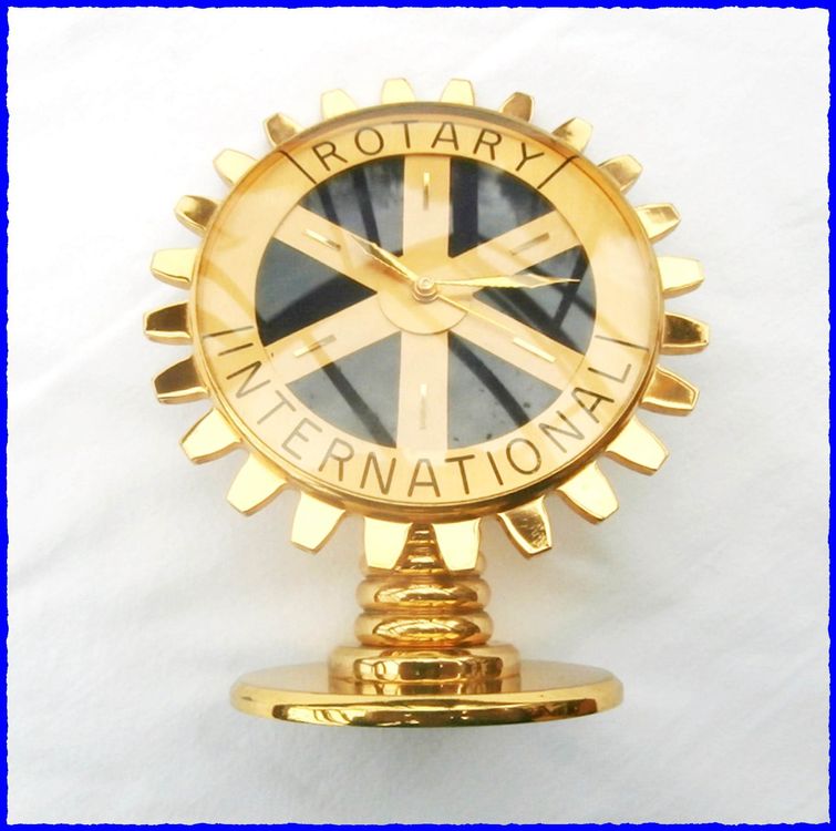 RARITÄT: "ROTARY INTERNATIONAL" - Mech. Tischuhr / Wecker | Kaufen auf ...