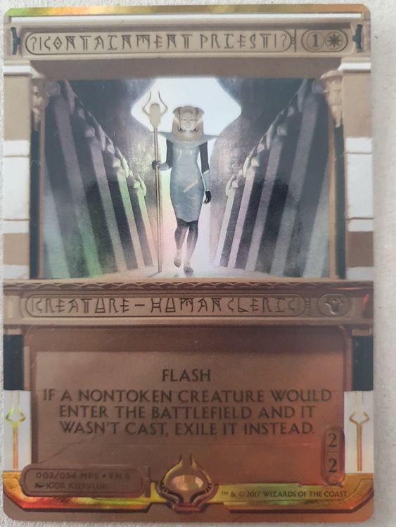 Amonkhet Invocations: Containment Priest - MTG (Neu (gemäss ...