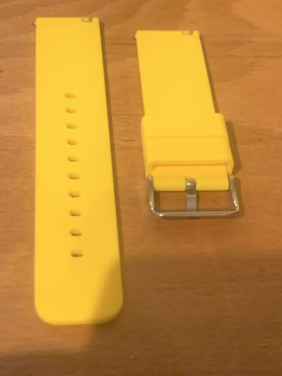 Bracelet de montre jaune interchangeable (Neuf avec emballage d'origine ...