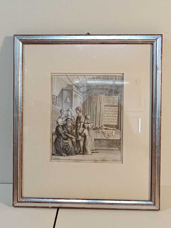 Antiker Kupferstich, gerahmt, 18. Jh. (nov51) (Gebraucht) in Künten für CHF 14 – mit Lieferung ...